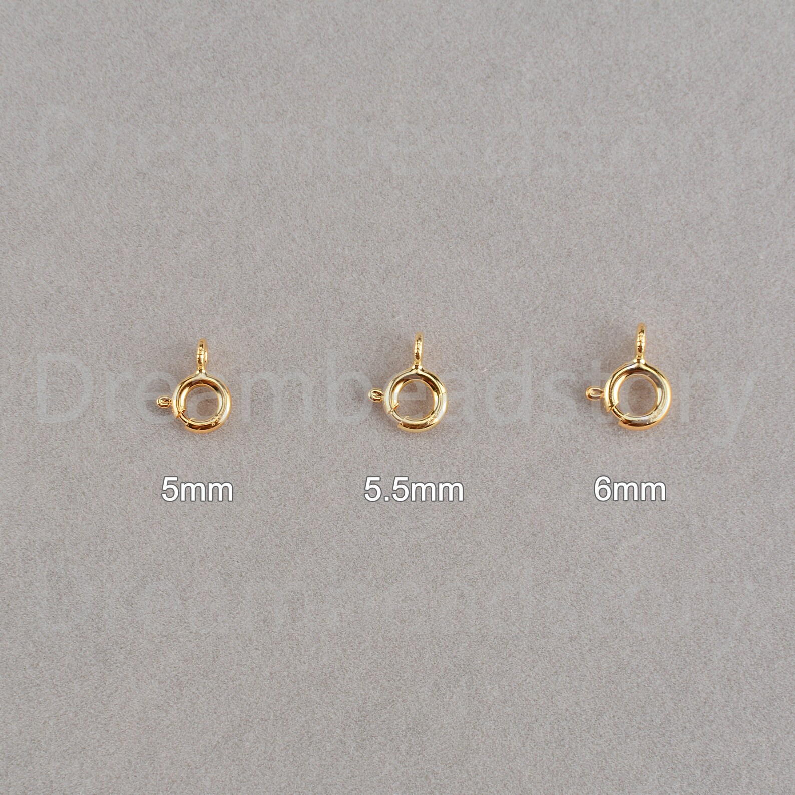 2-100 Pcs 925 Sterling Silver/ Gold Plated Spring Clasp/ Round - Etsy