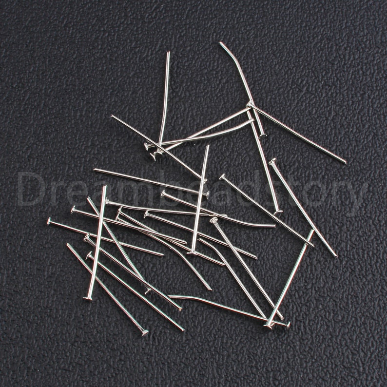 120-1200 Pcs Flat Head Pins 18mm 22mm 24mm 30mm 40mm50mm White | Etsy