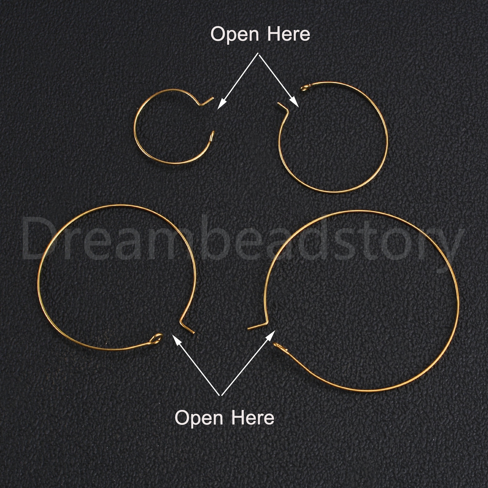 20-500 Pcs Raw Brass Earring Hoops 20mm 30mm 40mm 50mm Round | Etsy