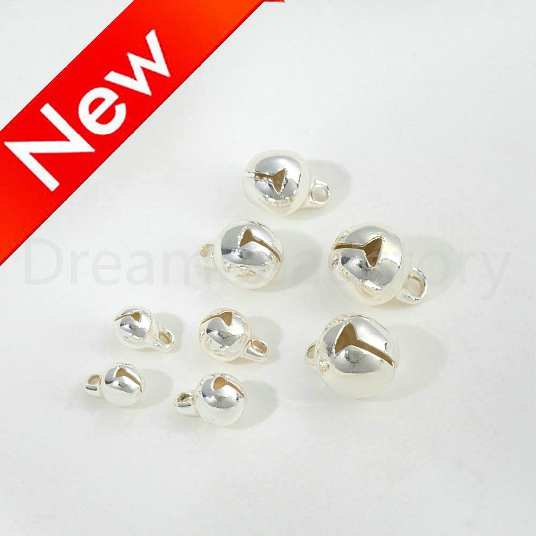Bell Charms for Necklace Bracelet Making, Small Jingle Bell Charm ...