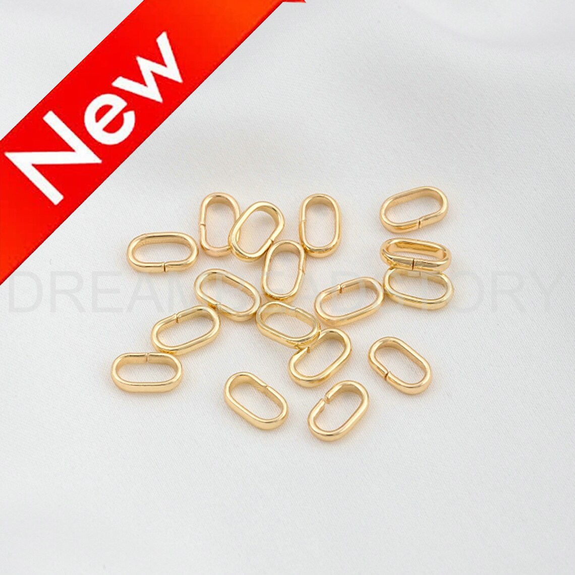 Oval Jump Ring for Jewelry Making - Split Jumpring Finding Lots ...