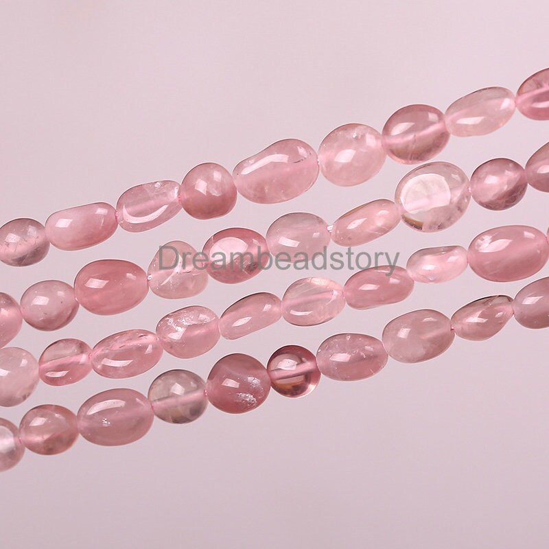 Natural Rose Quartz Beads for DIY Necklace Bracelet Making | Etsy