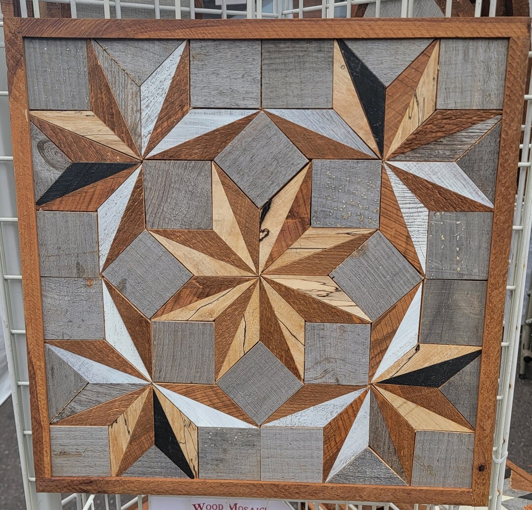 22x22 Handcrafted Amish Made Wood Barn Quilt Square - Etsy