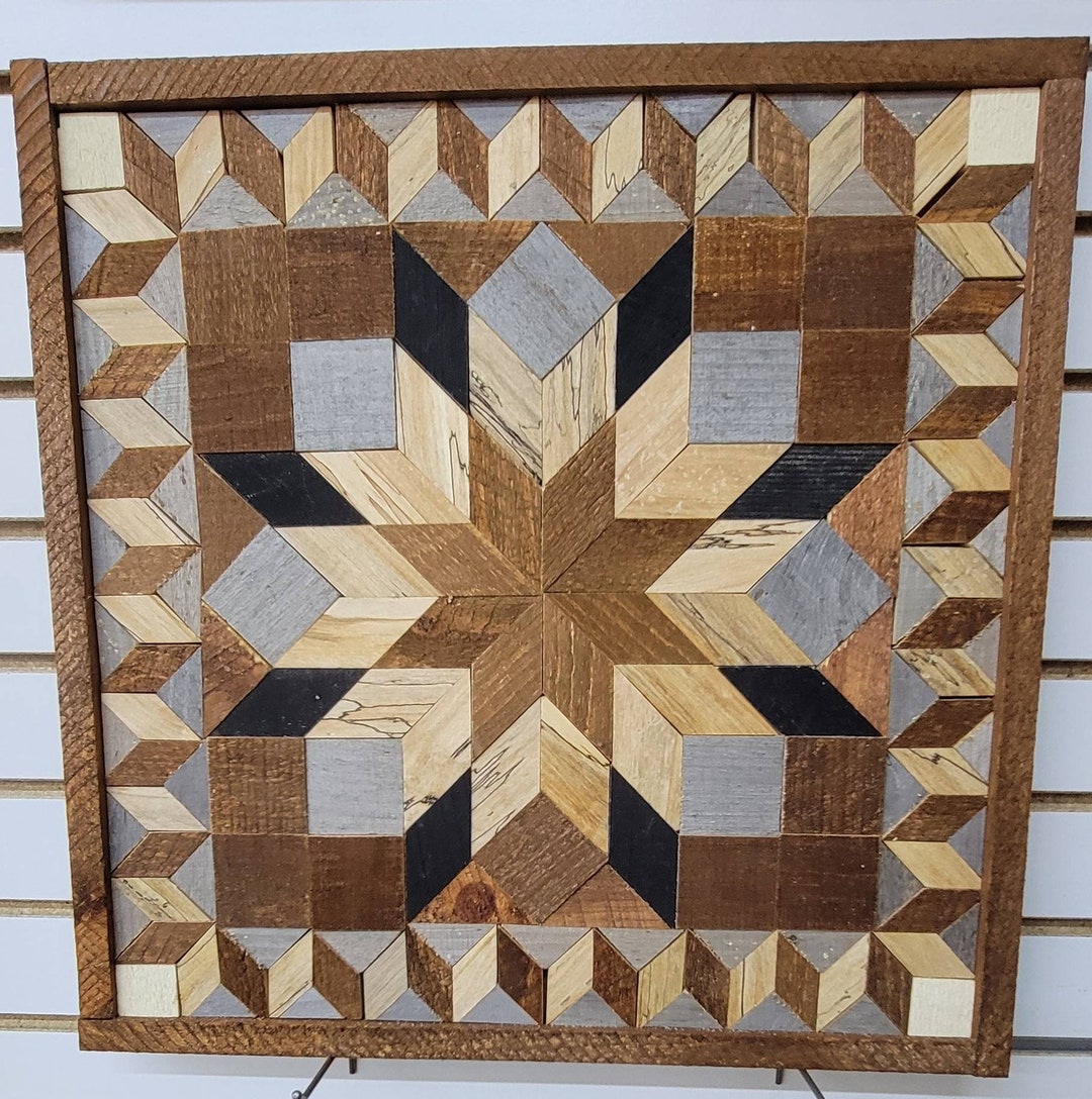 22x22 Handcrafted Amish Made Wood Barn Quilt Square - Etsy