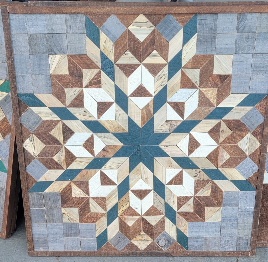 Handcrafted Amish Made Wood Barn Quilt 31x31 Square - Etsy