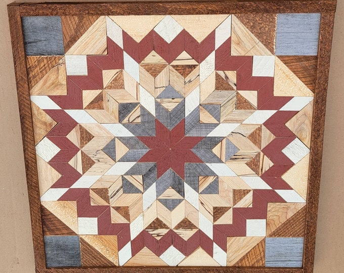 Handcrafted Amish Made Wood Barn Quilt 22x22 Square - Etsy