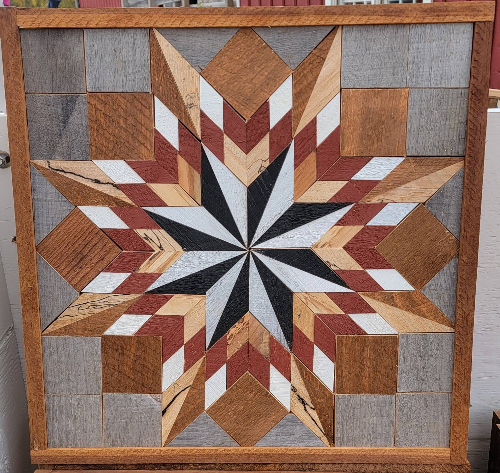 Handcrafted Amish Made Wood Barn Quilt 22x22 Square - Etsy