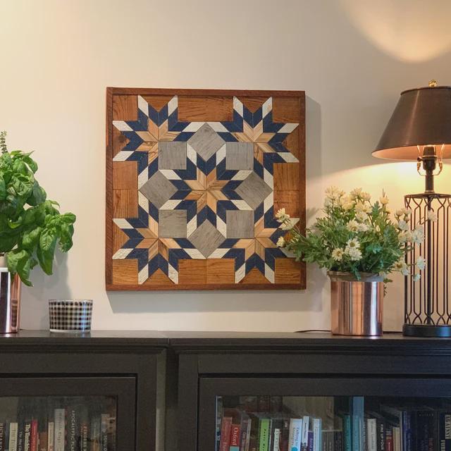 Handcrafted Amish Made Wood Barn Quilt - 22x22" Square - Etsy