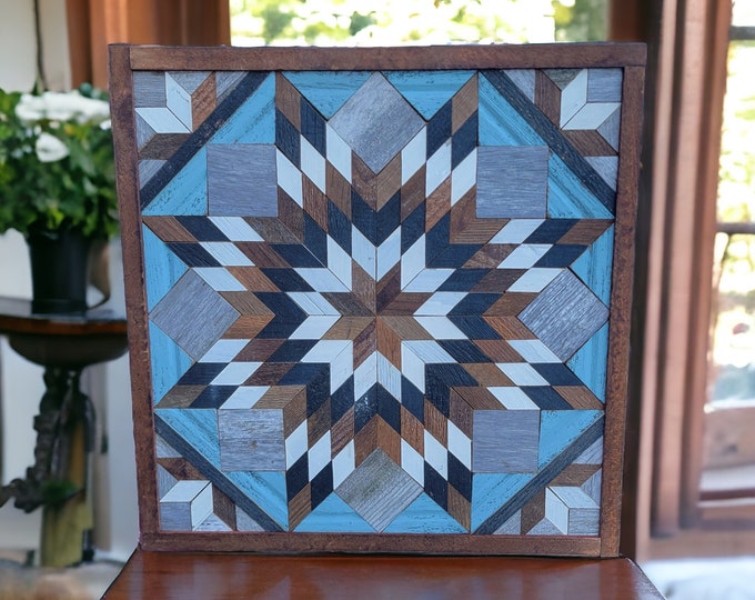 Handcrafted Amish Made Wood Barn Quilt 22x22 Square - Etsy
