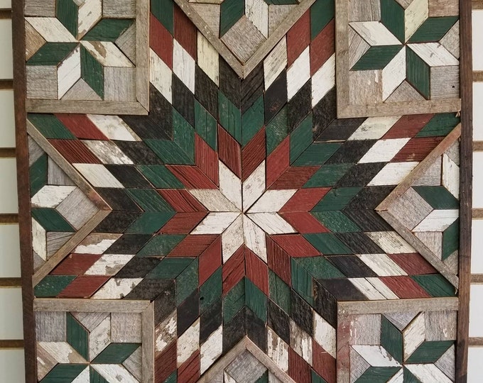 Handcrafted Amish Made Wood Barn Quilt 22x22 Square - Etsy