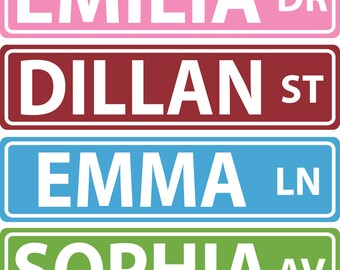 Street Sign Decal | Etsy