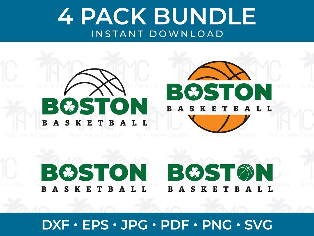 Boston Basketball SVG Bundle, Boston Life, Green and Black Design ...