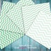 GREEN CHEVRON Digital Paper, Buy 2 Get 1 Free, Free Commercial Use for ...