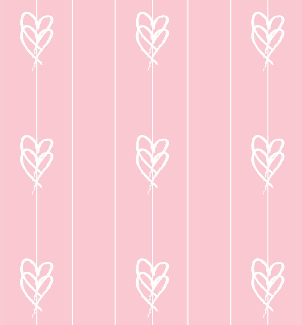PINK HEARTS Digital Paper Buy 2 Get 1 Free Free Commercial - Etsy