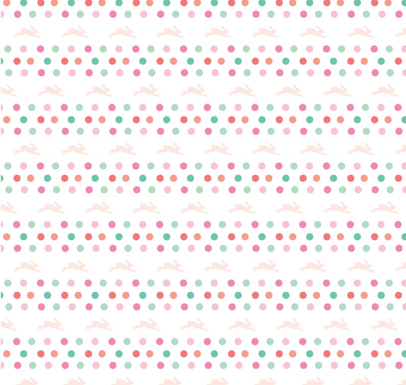 EASTER BUNNIES Digital Paper Buy 2 Get 1 Free Free | Etsy