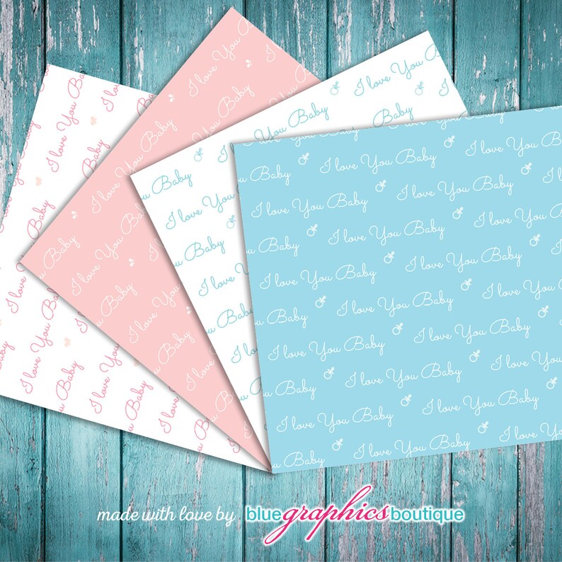 BABY Digitalpapier, kaufen 2 Get 1 Free, kostenlose kommerzielle Nutzung für kleine Unternehmen ...