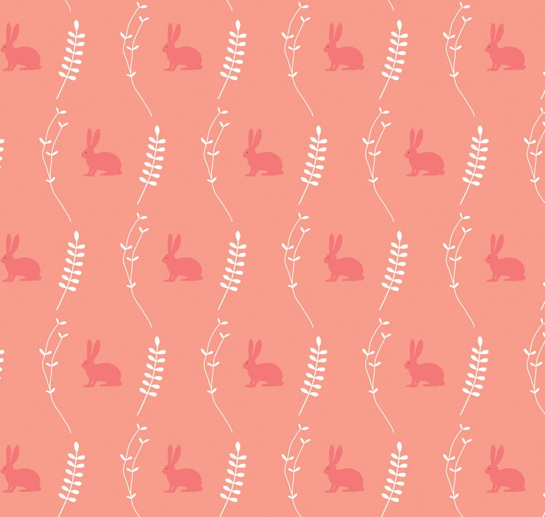 EASTER BUNNIES Digital Paper Buy 2 Get 1 Free Free | Etsy