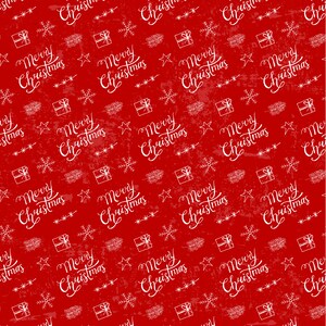 MERRY CHRISTMAS Digital Paper, Buy 2 Get 1 Free, Free Commercial Use ...