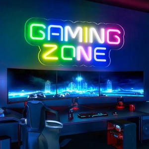 Gamer Tag Neon Sign Custom,custom Game Logo,twitch Neon Sign,streaming ...