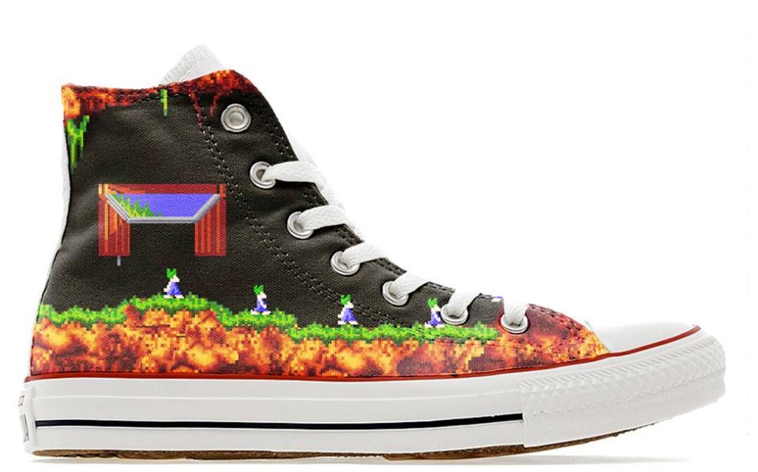 Retro 80s Arcade Gamer Commodore Amiga Lemmings Illustrated Custom ...