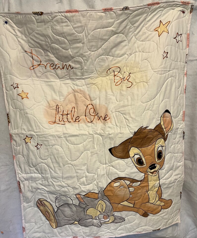 Bambi and Thumper Baby Quilt - Etsy