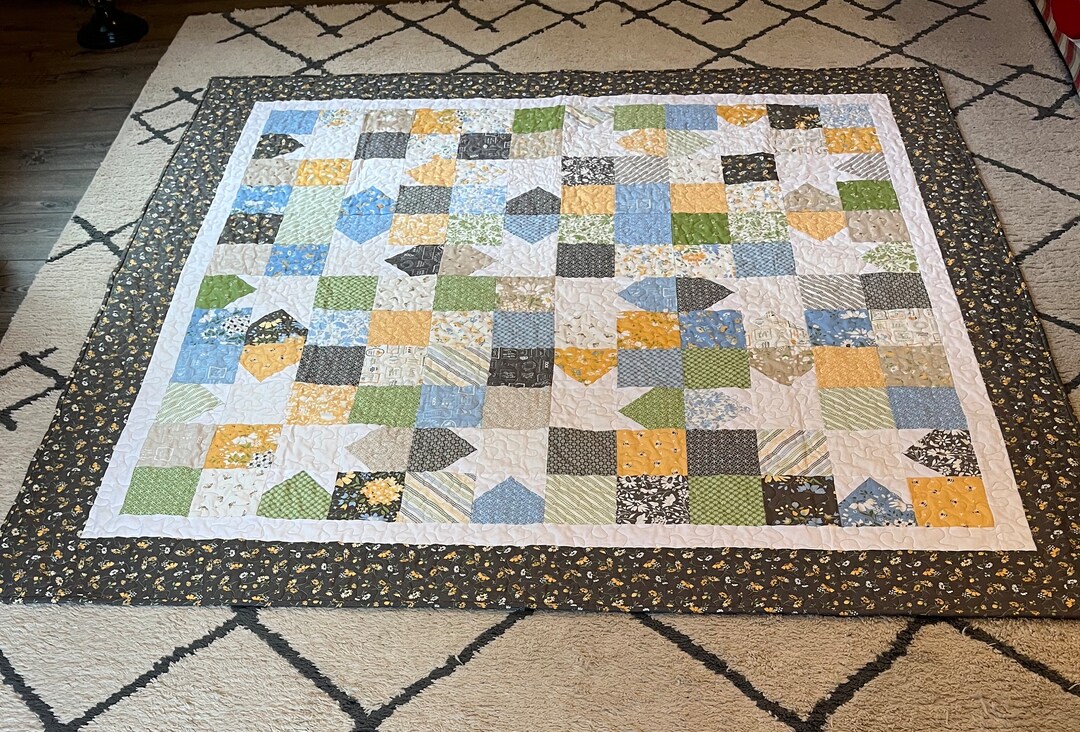 Goose Track Quilt - Etsy