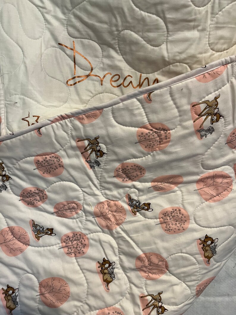 Bambi and Thumper Baby Quilt - Etsy