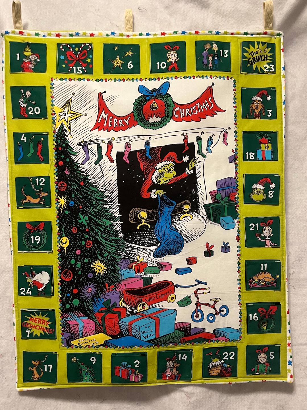 Grinch Advent Calendar - Etsy