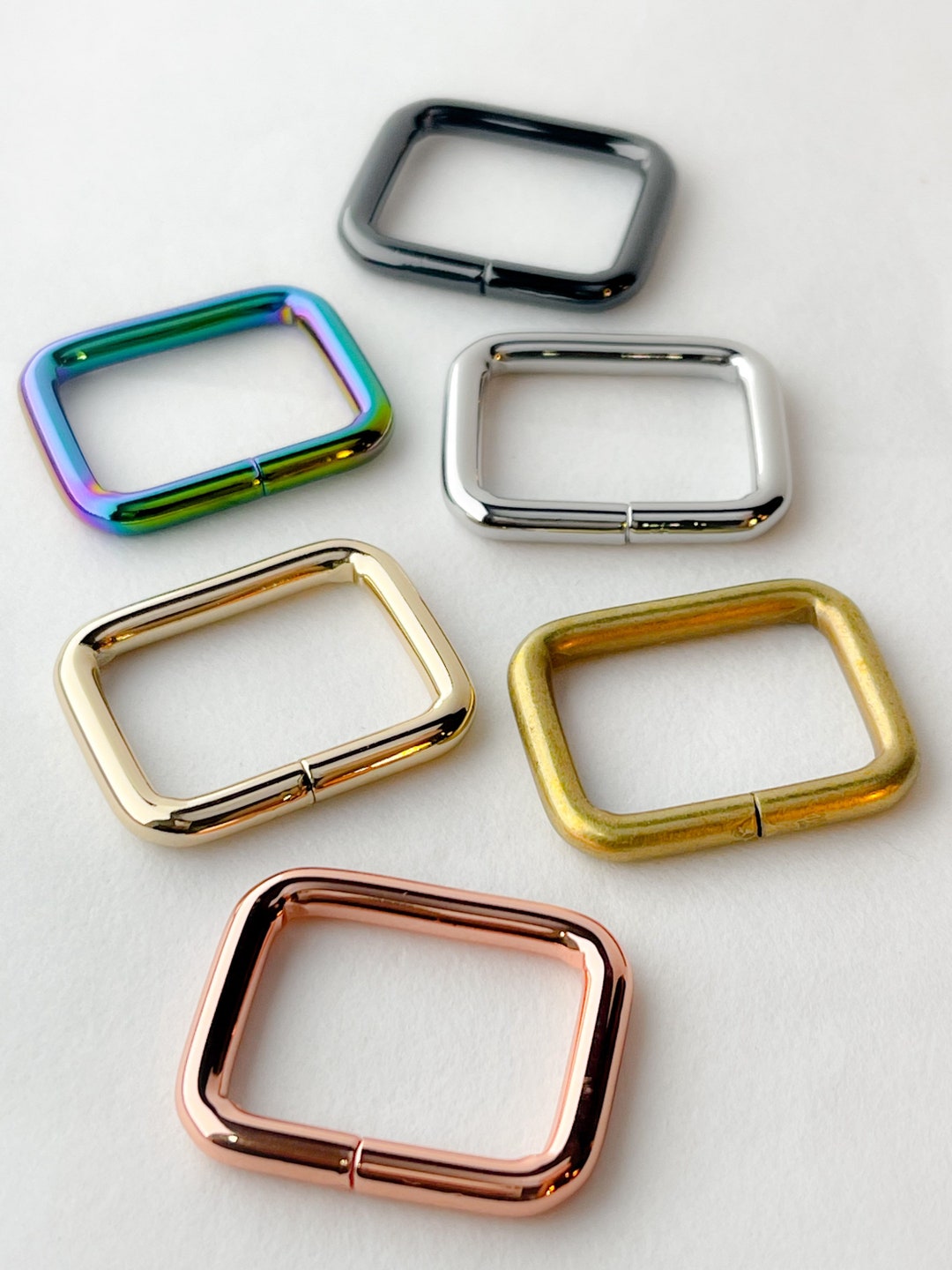 1" Rectangle Rings | Pack of 4 - Etsy