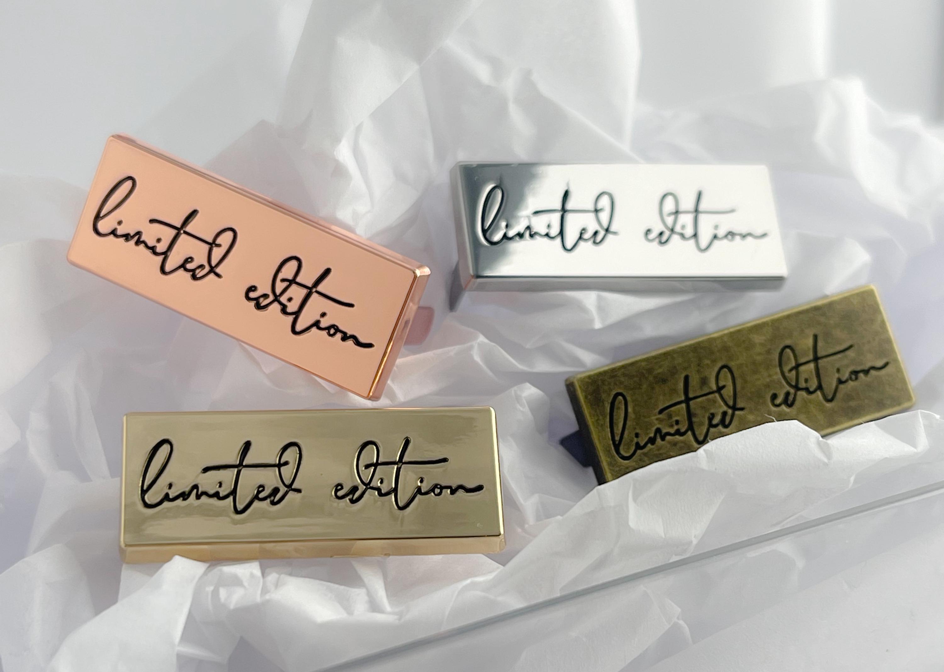 Small "limited Edition" Metal Nameplates | Pack of 5 - Etsy