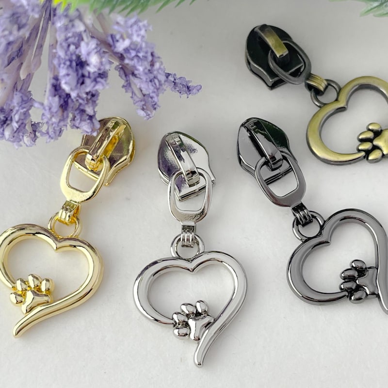 Zipper Charm Paw - Etsy