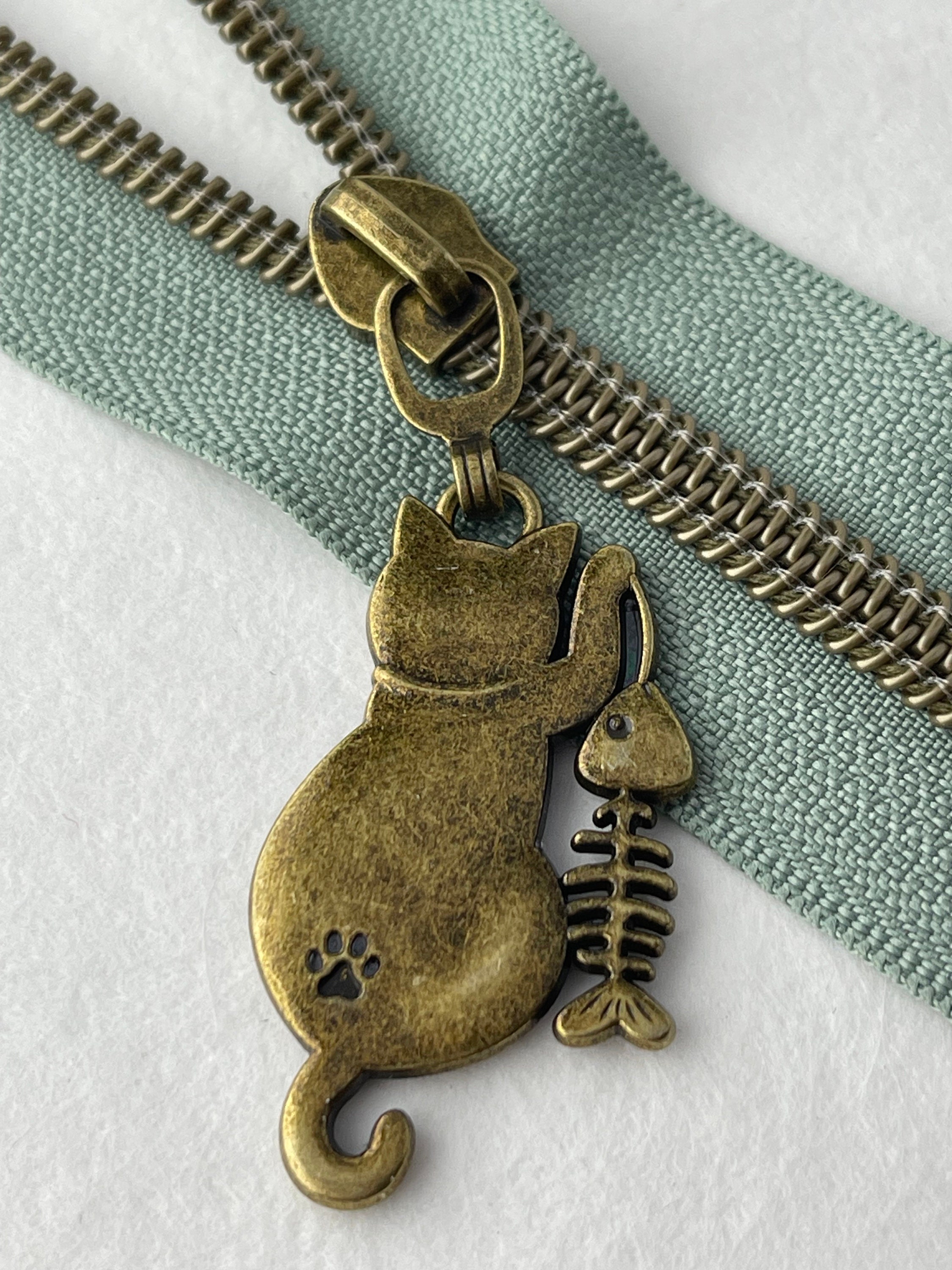 Cat | Nylon Zipper Pulls | Size #5 | Pack of 5 - Etsy