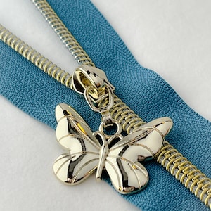 Butterfly | Nylon Zipper Pulls | Size #5 | Pack of 5 - Etsy