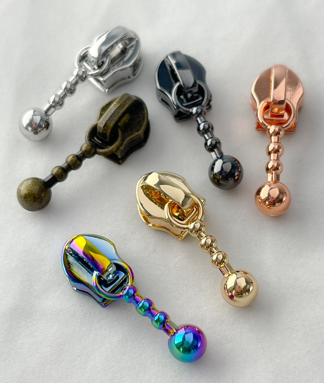 Ball | Nylon Zipper Pulls | Size #5 | Pack of 5 - Etsy