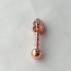 Size #3 Ball Zipper Pulls for Nylon Coil Zippers - (pack of 5) - Etsy