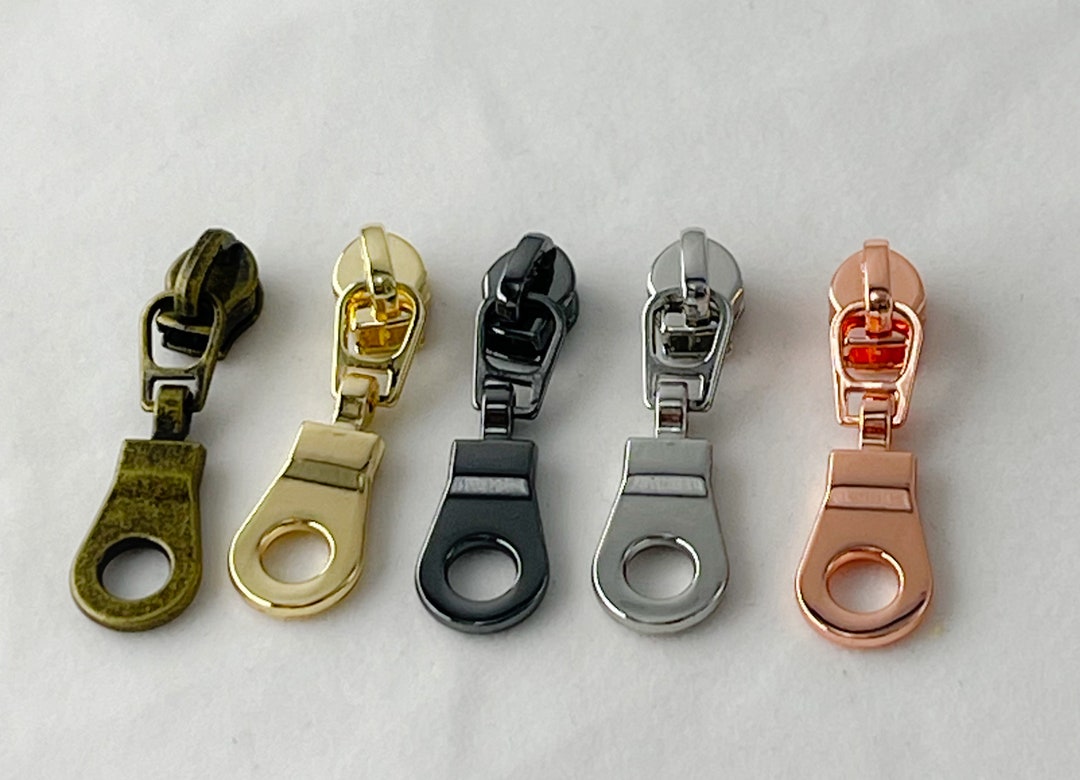 Size #3 Donut Zipper Pulls: Nylon Coil, Non-locking - 5 Pack - Etsy