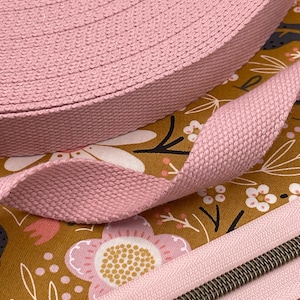 1" (25mm) Cotton Poly Webbing by the Yard - Etsy