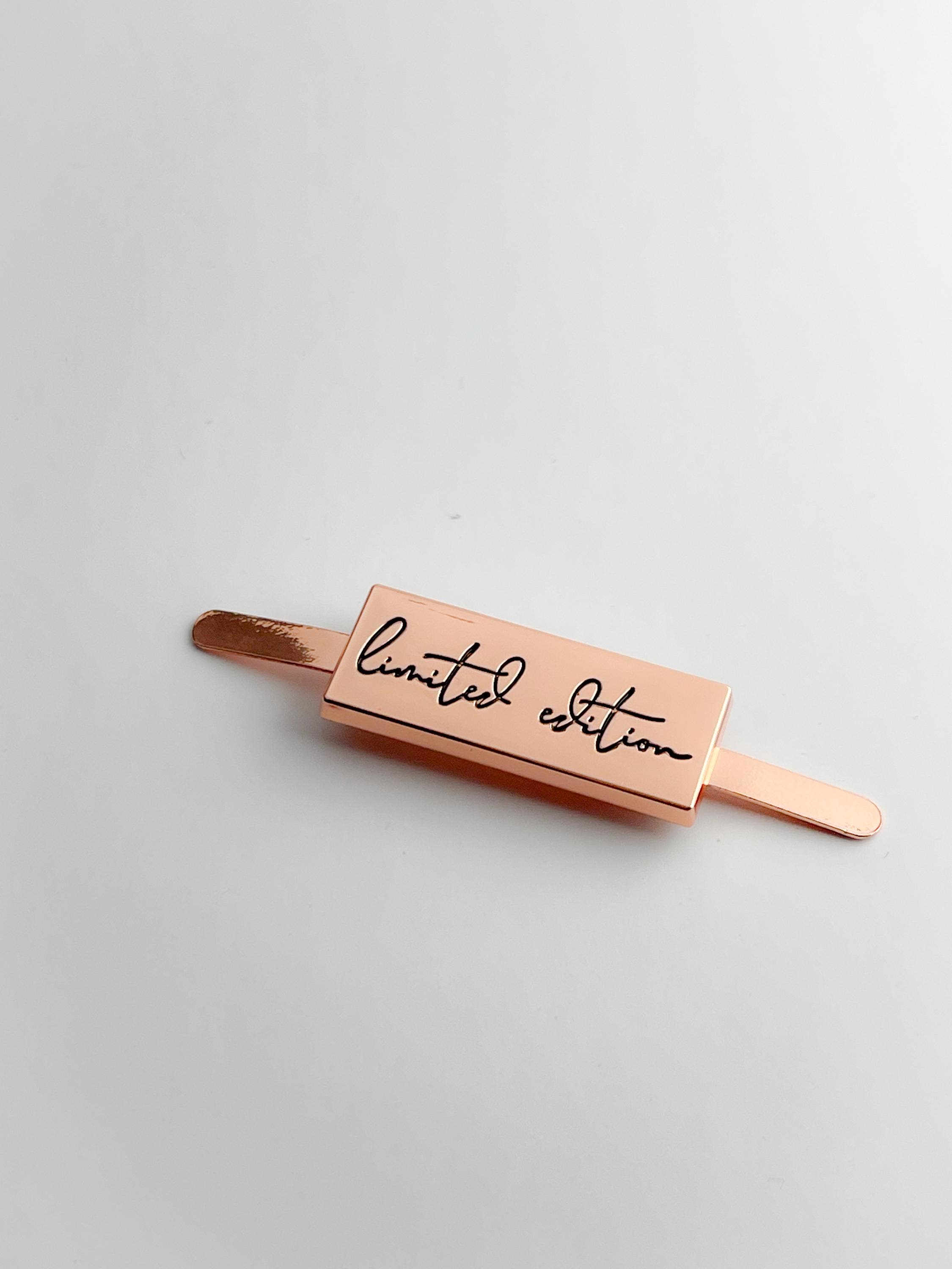 Small "limited Edition" Metal Nameplates | Pack of 5 - Etsy