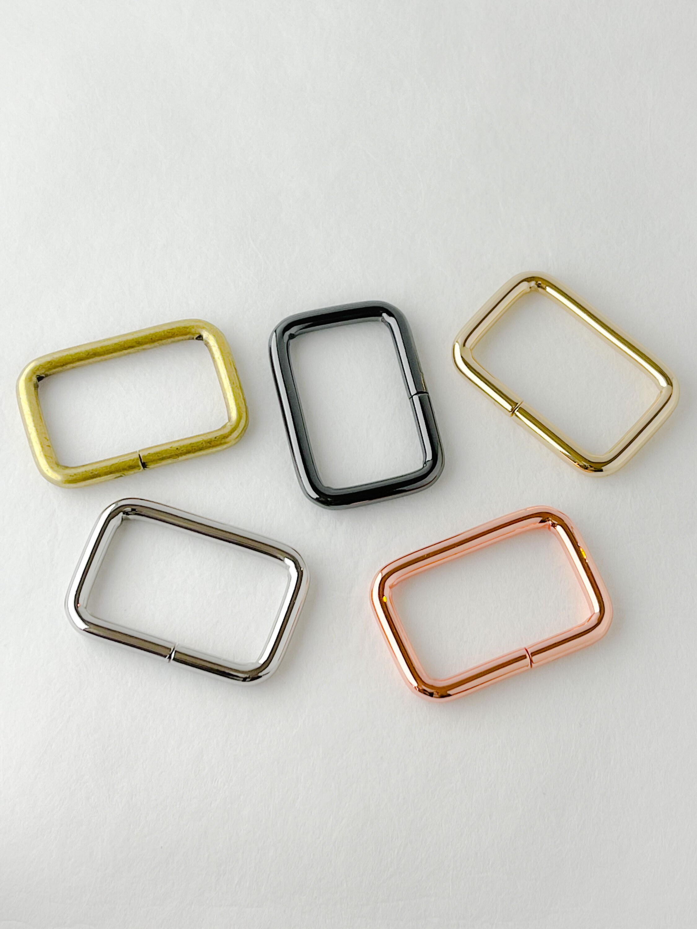 1 1/4 Rectangle Rings Square Rings 4 Pack | Etsy