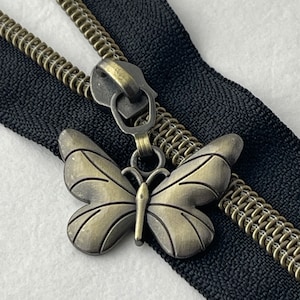 Butterfly | Nylon Zipper Pulls | Size #5 | Pack of 5 - Etsy