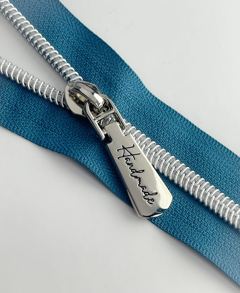 Handmade Script | Nylon Zipper Pulls | Size #5 | Pack of 5 - Etsy
