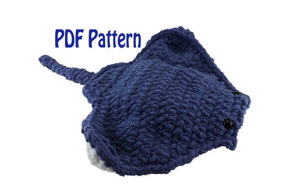 Manta Ray / Sting Ray Crochet Pattern - Etsy