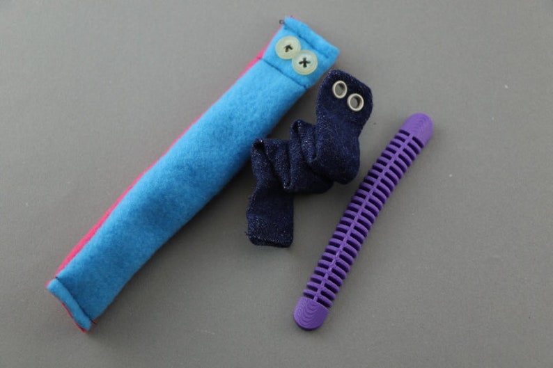 Fidget Worm Trio/fidget Toys | Etsy