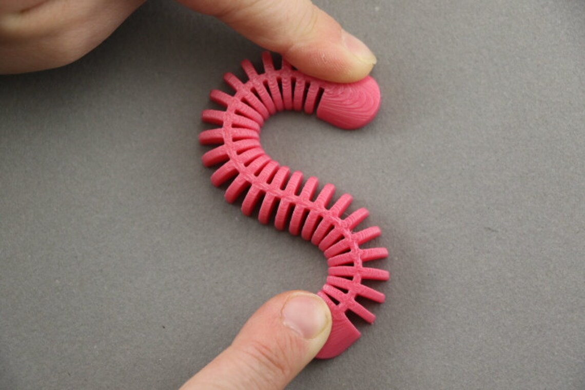 Fidget, Bendy Worm - Etsy
