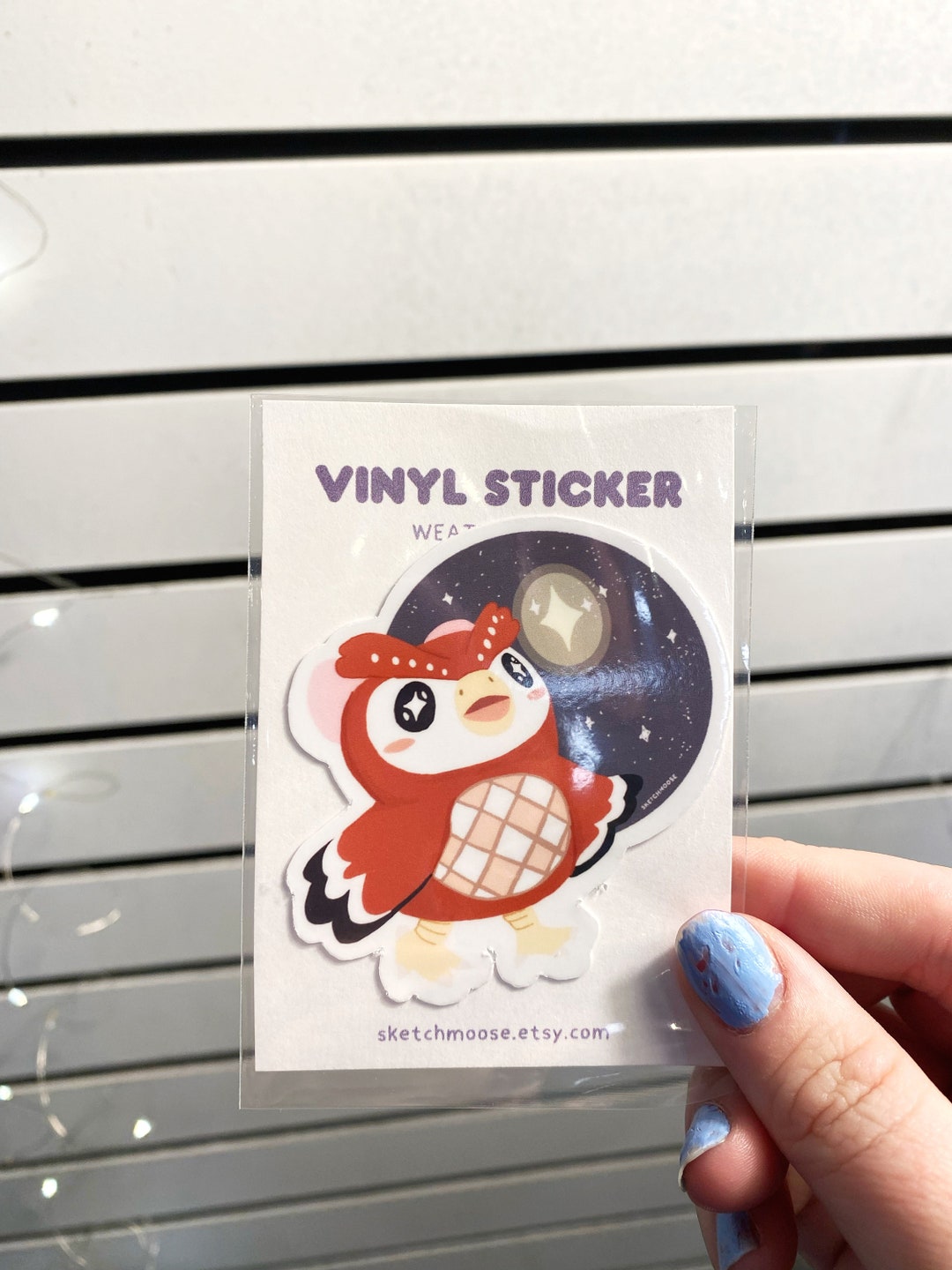 Celeste Sticker | ACNH | Weather Proof | Glossy Laminate | Kawaii Art ...