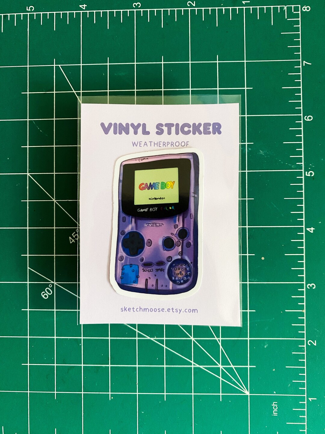 Game Boy Sticker | Weather Proof | Glossy Laminate | Nostalgia | Video ...