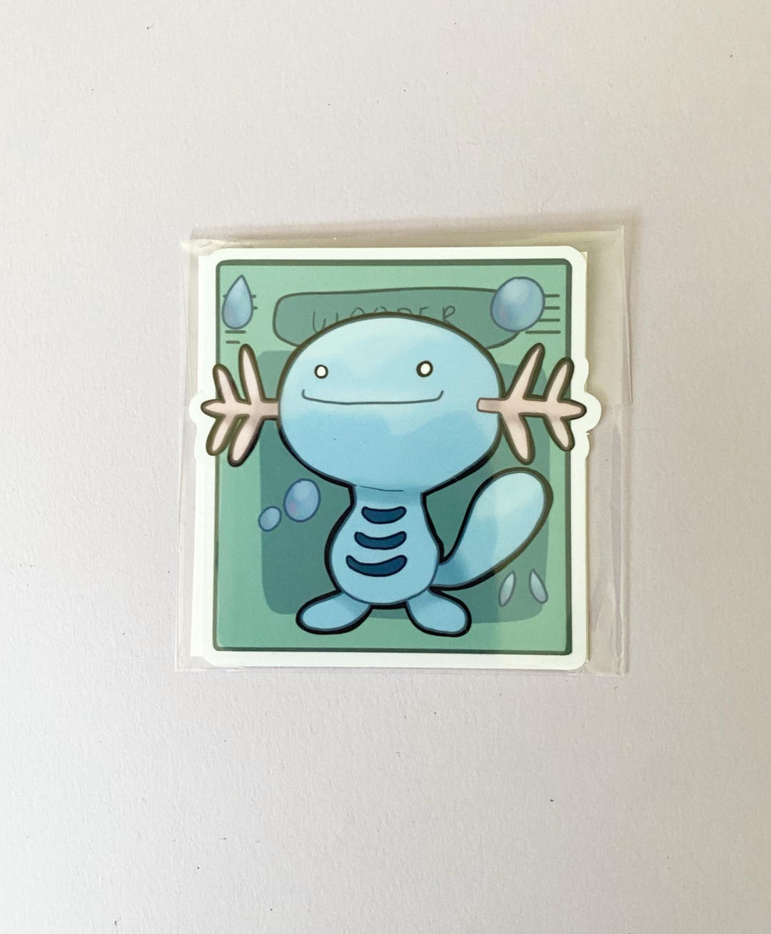 Wooper Sticker | Poke | Weather Proof | Glossy Laminate | Kawaii Art - Etsy