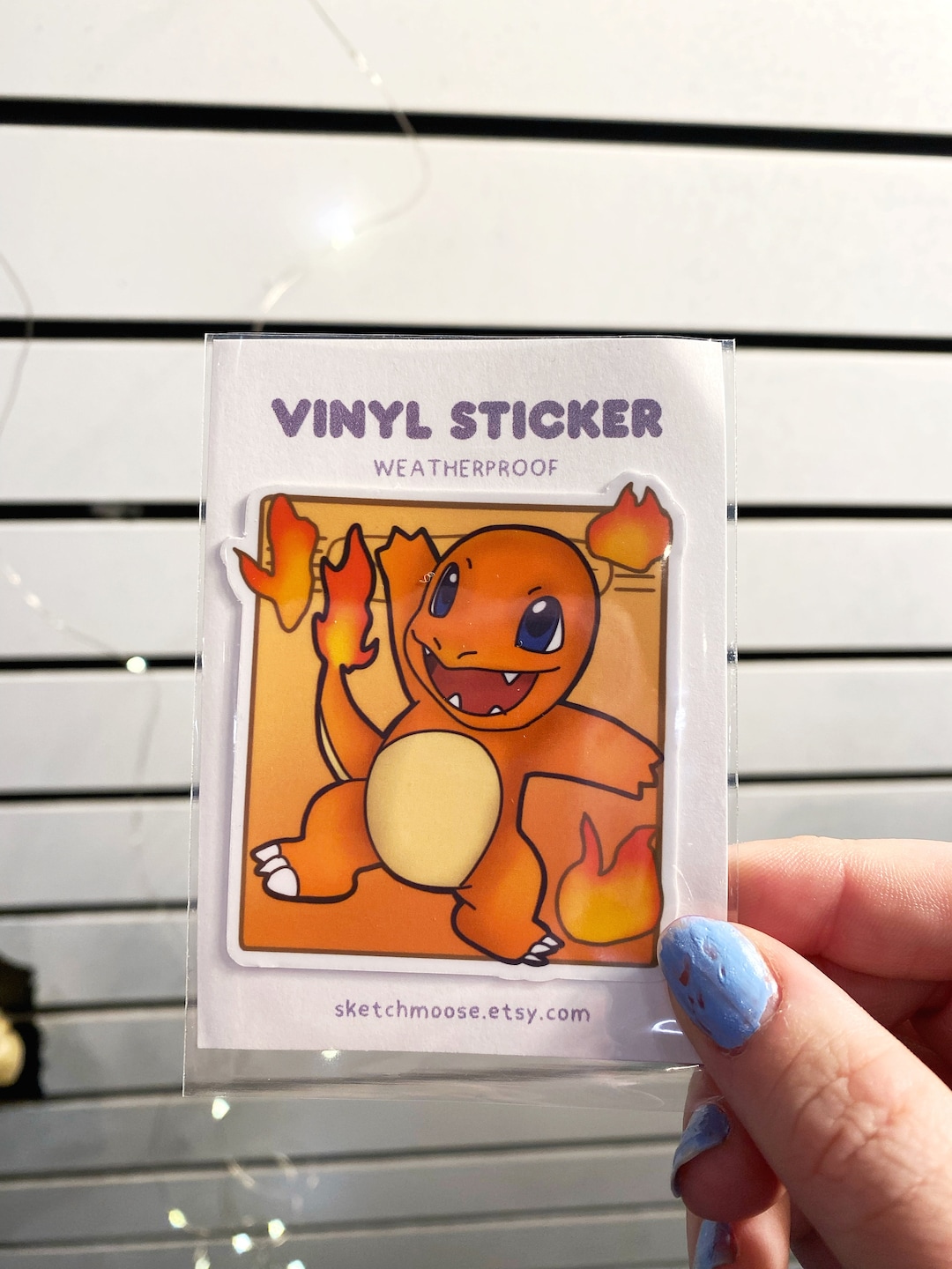 Charmander Sticker | Poke | Weather Proof | Glossy Laminate | Kawaii ...