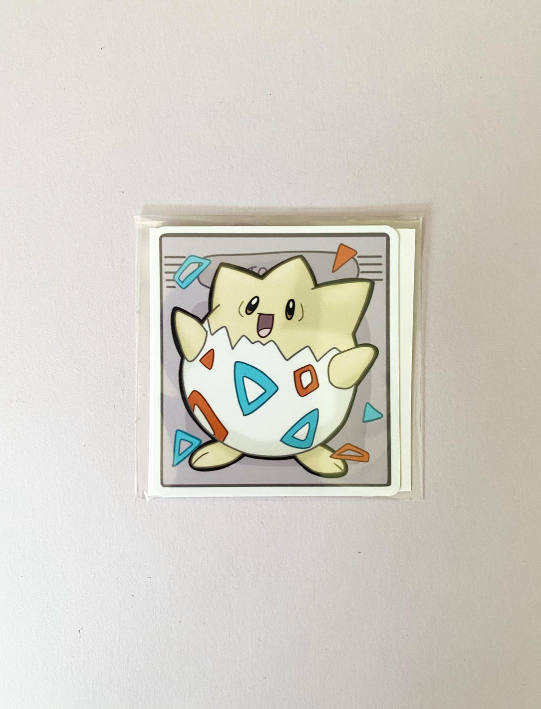 Togepi Sticker | Poke | Weather Proof | Glossy Laminate | Kawaii Art - Etsy