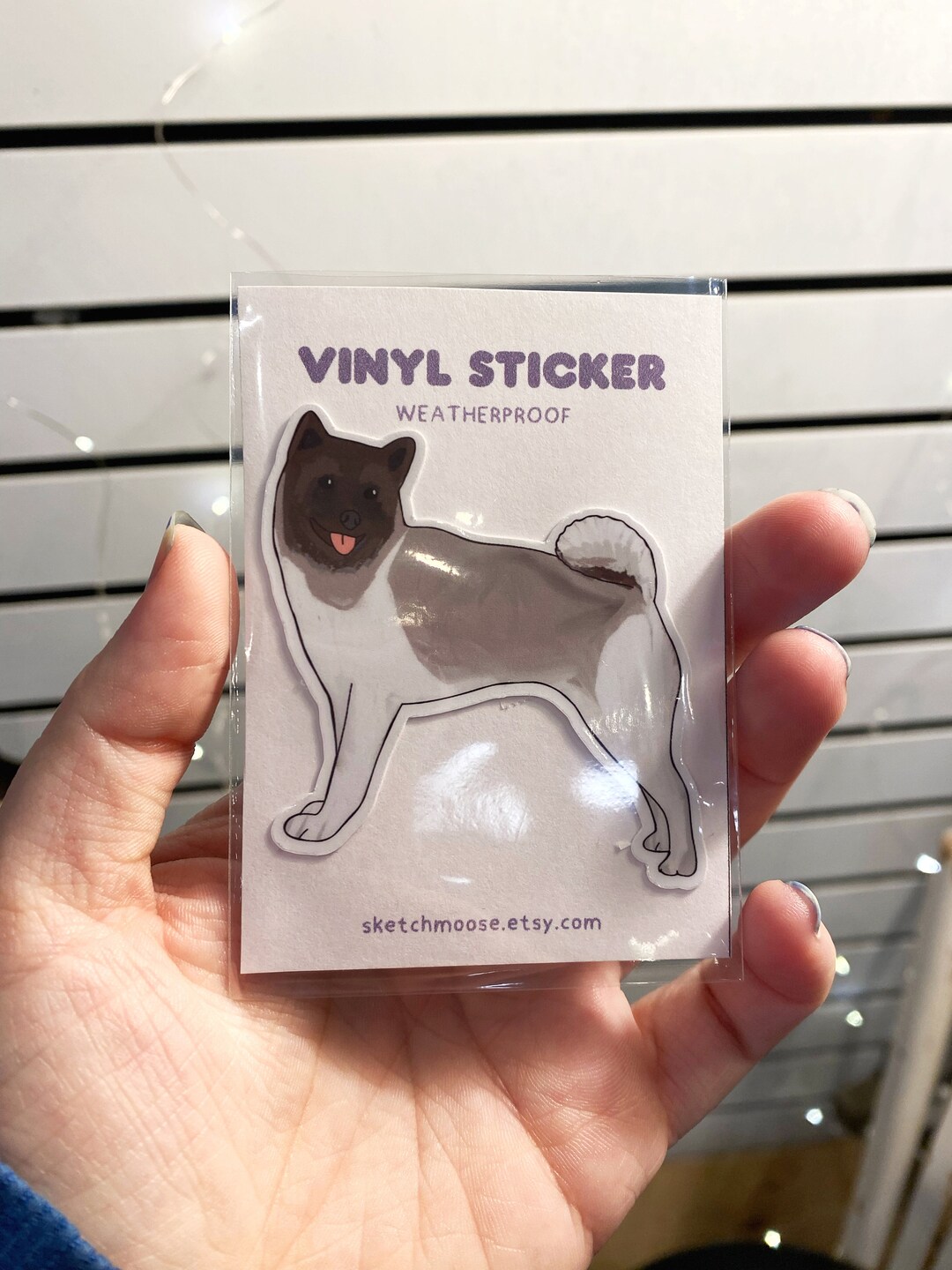 Akita Sticker | Weather Proof | Glossy Laminate | Pet | Dog Sticker ...